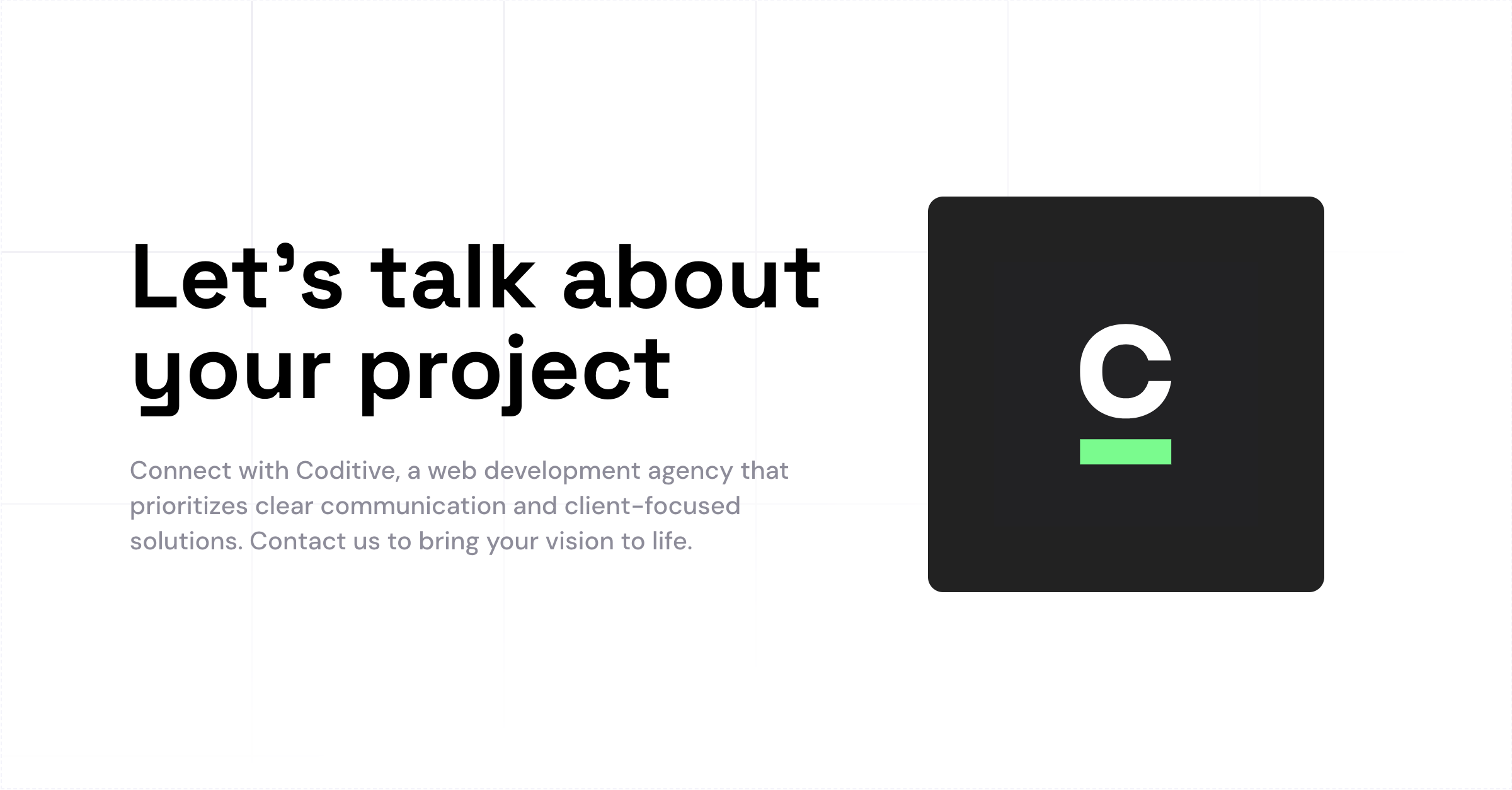 Contact Us - Coditive